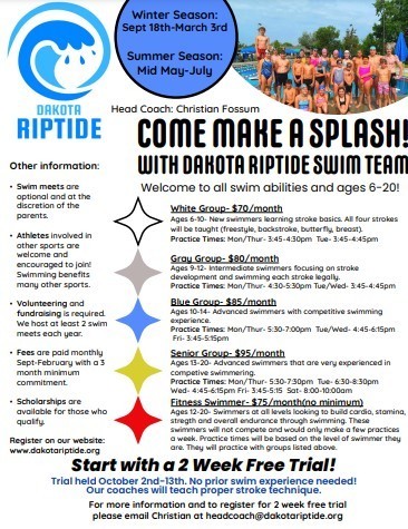Dakota Riptide Information | Mitchell Middle School